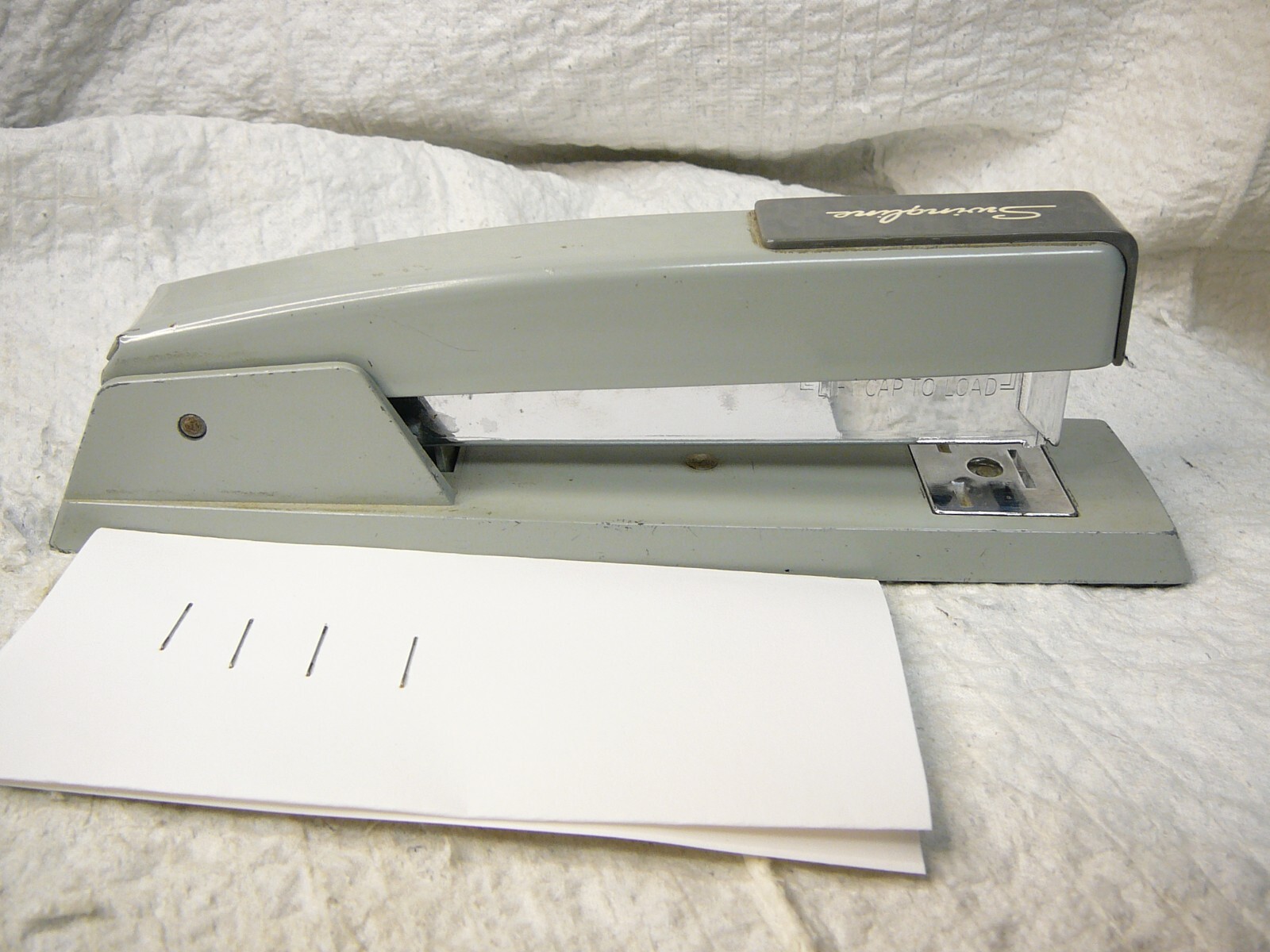 Vintage 70s 80s Swingline USA 747 Model Grey Metal Desk Stapler | eBay