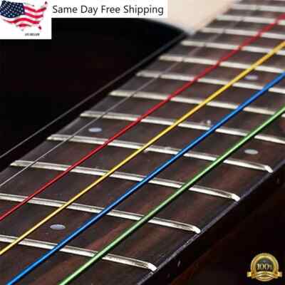 6pcs/set Fashion Steel Rainbow Colorful Color Strings for Acoustic ...