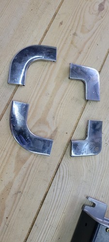 1979-83 Datsun 280ZX Rear Hatch Trunk Glass Corner Trim Molding 4 ...