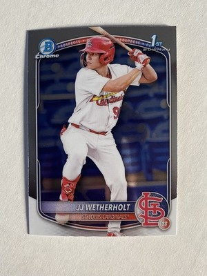 2025 Bowman - JJ Wetherholt - 1st Chrome Prospects - #BCP-22 - STL ...