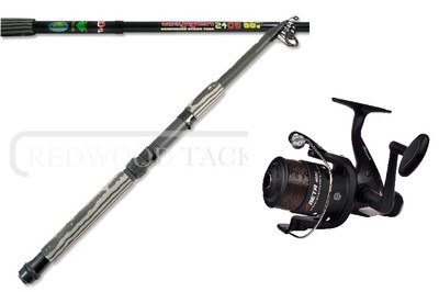 Shakespeare Beta RD Reel & Telescopic 8FT Carbon Travel Fishing Rod ...