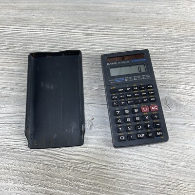 CASIO FX-260 Solar Fraction Scientific Math Calculator with Slide Case ...
