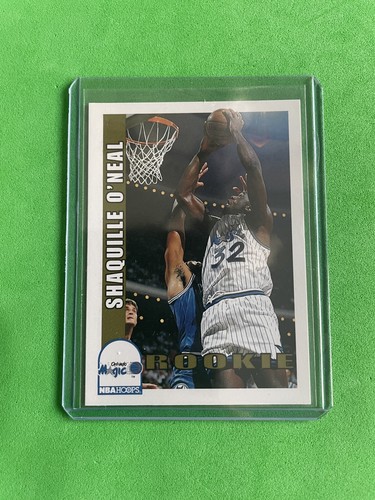 1992-93 NBA HOOPS #442 SHAQUILLE O'NEAL ROOKIE CARD RC Shaq Orlando ...