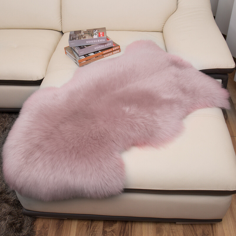 Large Soft Fluffy Faux Fur Sheepskin Rugs Warm Floor Carpet Sofa Shaggy ...