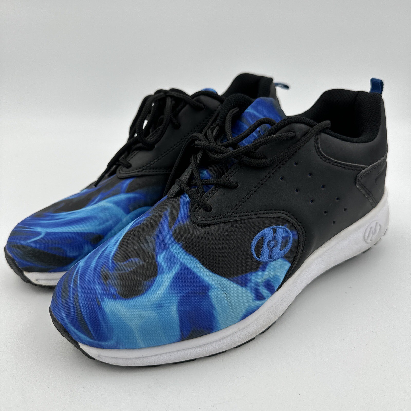 Heelys Mens Boys Black Blue Sneaker Skate Shoes Size … - Gem
