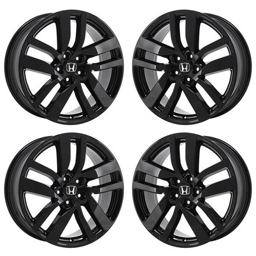 20" HONDA PILOT GLOSS BLACK EXCHANGE WHEELS RIMS FACTORY OEM 64090 2016 ...