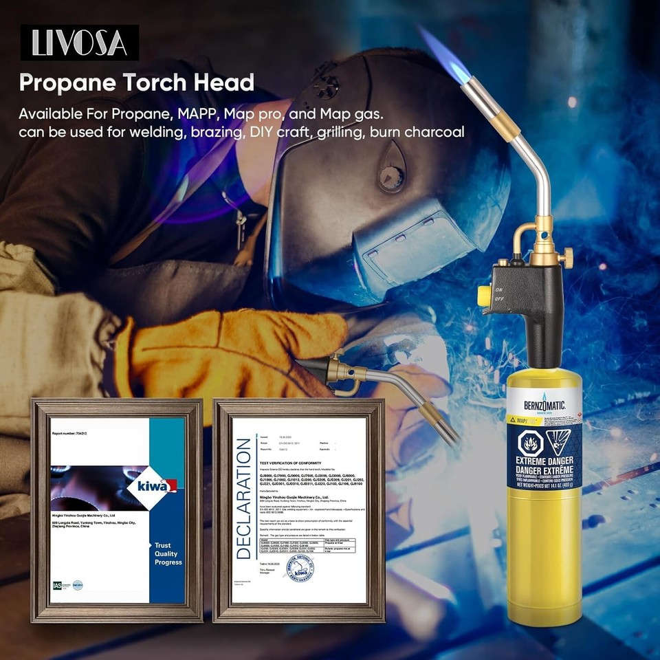 Bernzomatic TS8000 - High Intensity Trigger Start Torch , Black | eBay