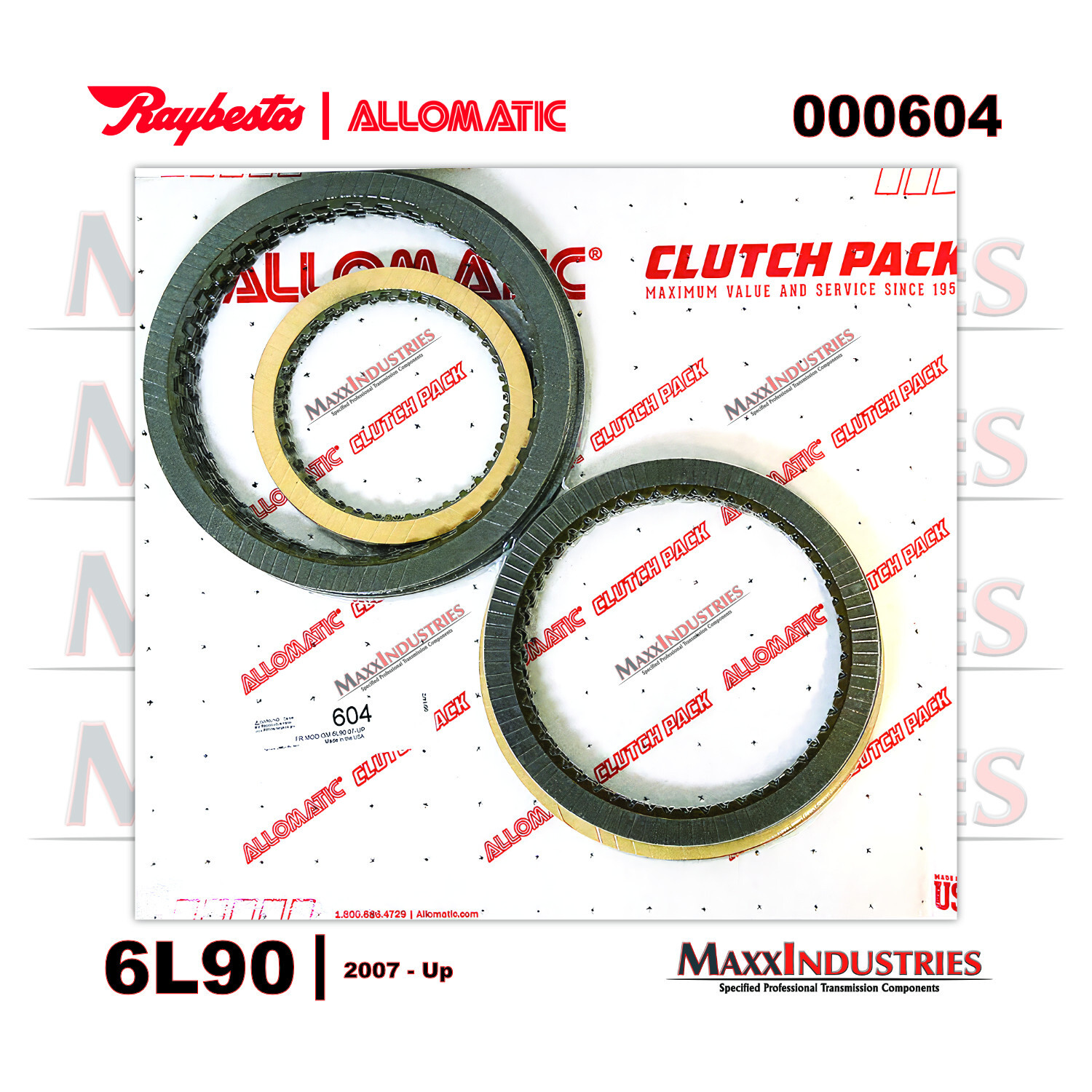 6L90 Transmissi on Rebuild kit Friction Clutches w High Energy ...