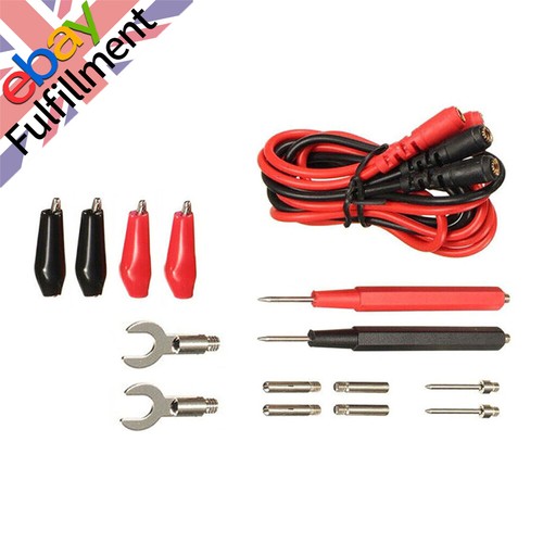 16Pcs Multifunction Digital Multimeter Probe Test Leads Accessory For ...