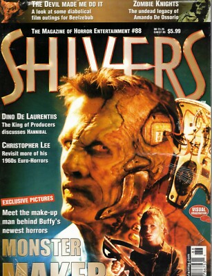 SHIVERS Magazine / April 2001, No. 88 / Christopher Lee / Dino de ...