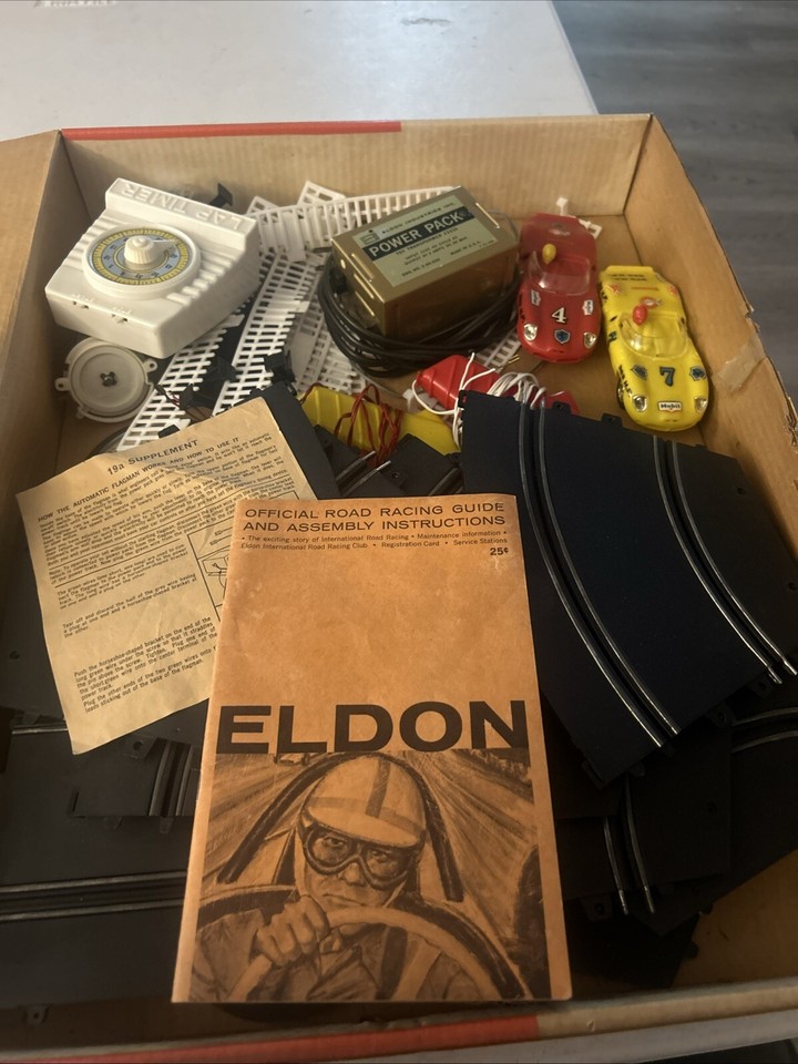 SUPER EARLY Eldon Custom Road Race Set #5569 In The Box Instructions ...
