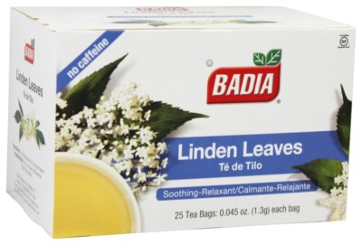 Badia Linden Leaves tea,Té de Tilo,Relaxing,Nervios,Stress 25 tea bags ...