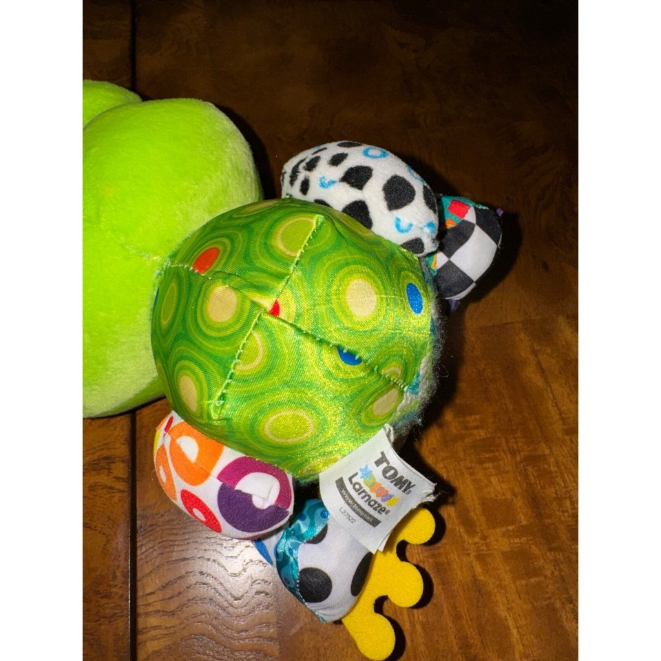 Bundle 2 Lamaze Sensory Baby Infant Toys - Hanging Frog and Fabric ...