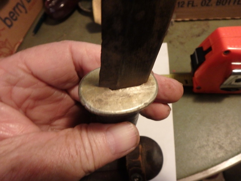 3F- vintage pair of huntings knives WESTERN L66 and 10" unmarked-thick ...