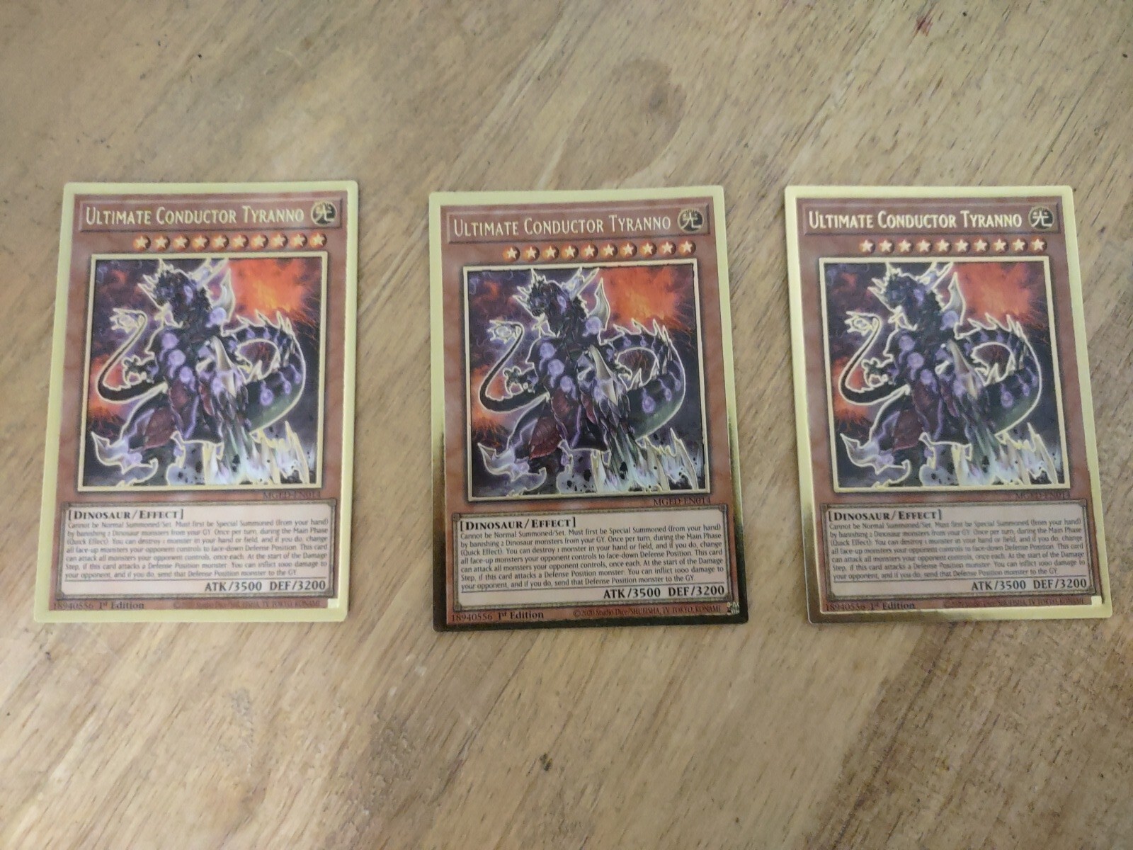 Yu-Gi-Oh TCG Ultimate Conductor Tyranno Maximum Gold El Dorado MGED ...