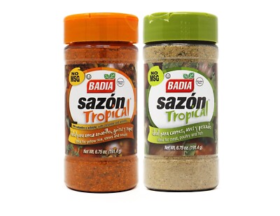 Badia Combo Sazon Tropical/Annatto/meat/Poultry/All purpose Seasoning 6 ...