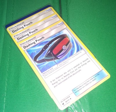 x4 Dashing Pouch - 92/111 - Uncommon Pokemon SM4 Crimson Invasion M/NM ...