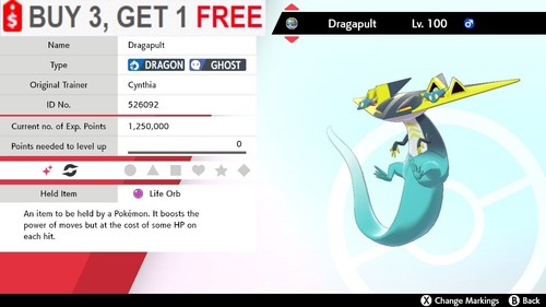 Shiny Dragapult Pokemon Sword and Shield Perfect IV🚀Fast Delivery🚀 | eBay