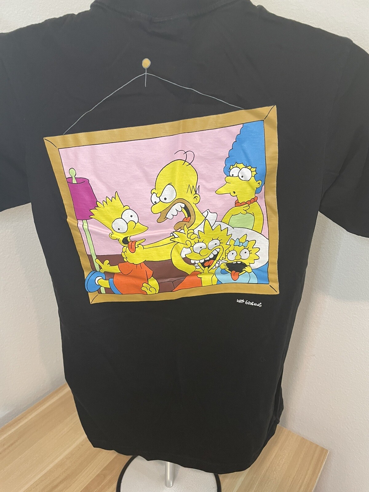 The Simpsons Family Portrait T Shirt Small Homer Choking Bart 2019 | eBay
