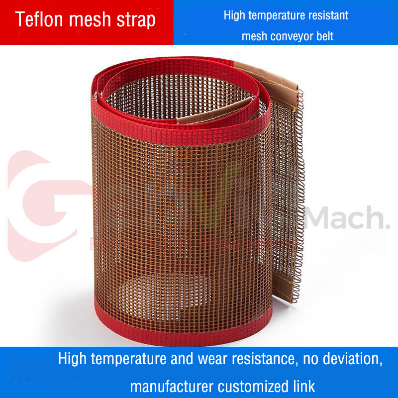 Customized Teflon Mesh Conveyor Belt/Shrink Tunnel Temperature Net ...