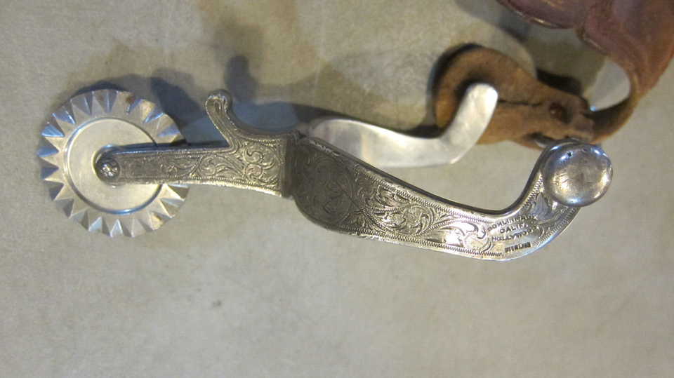 Authentic BOHLIN MADE HOLLYWOOD, CA - Sterling Overlay Spurs - FREE ...