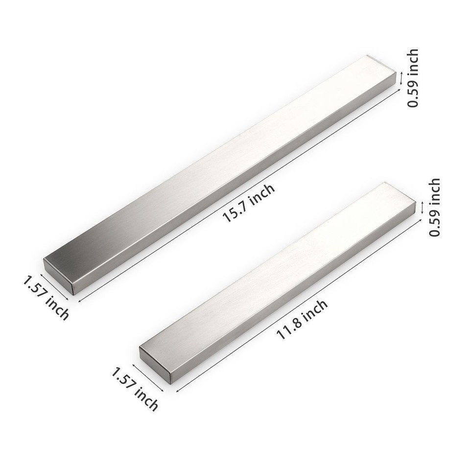 16" Magnetic Knife Holder Rack Block Kitchen Bar Magnet Strip Organizer ...