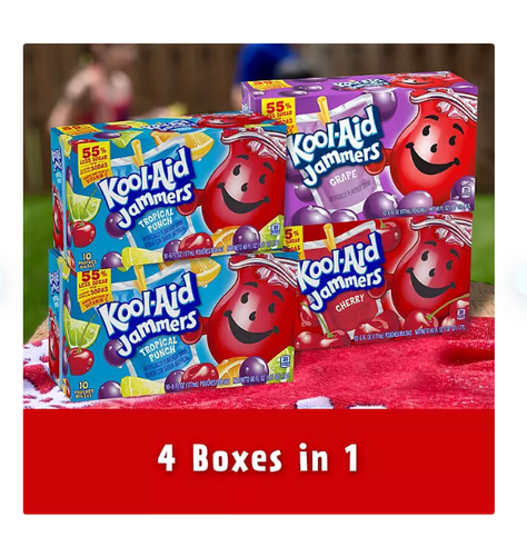 Kool-Aid Jammers Juice Pouches Variety Pack (6 fl. oz., 40 pk.) ( Pack ...
