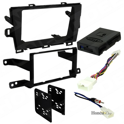 95-8226B Double-DIN Radio Install Dash Kit w/ Amp Turn-On Interface Car ...