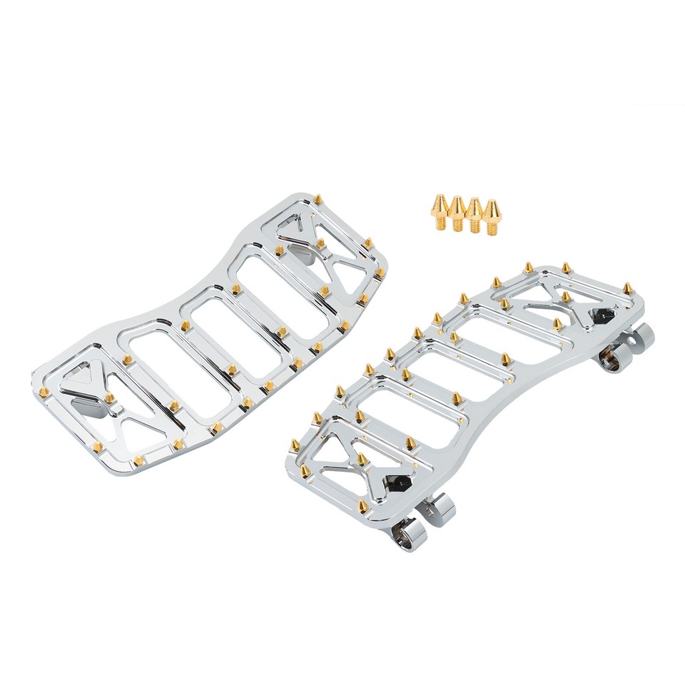 Chrome Floorboard Brake Pedal Shift Pegs For Harley Touring Road Street ...