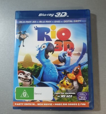 Rio | 3D Blu-ray (Blu-ray, 2011) Free Postage.. 9321337131498 | eBay ...