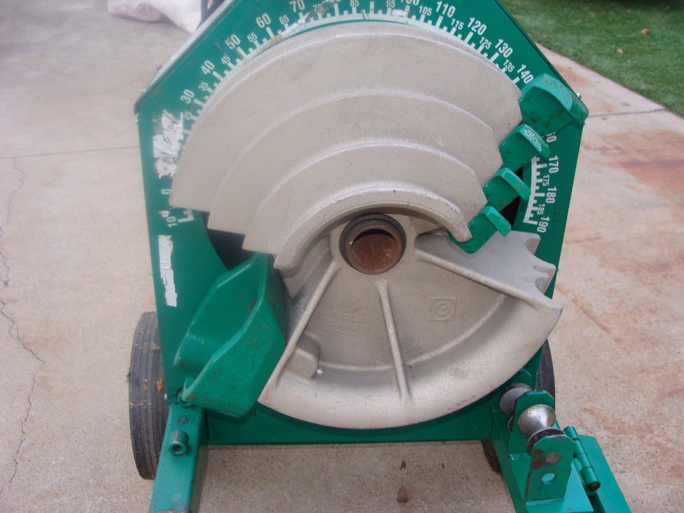 GREENLEE 555 CONDUIT PIPE BENDER *1/2" TO 2" rigid shoe group* gr8cond ...