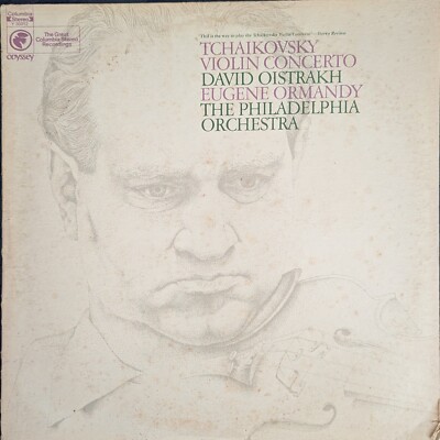 Tchaikovsky Violin Concerto, David Oistrakh / Eugene Ormandy | eBay