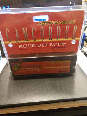 AGAIN AND AGAIN RECHARGEABLE CAMCORDER BATTERY RC1220 12V/2300 RARE | eBay