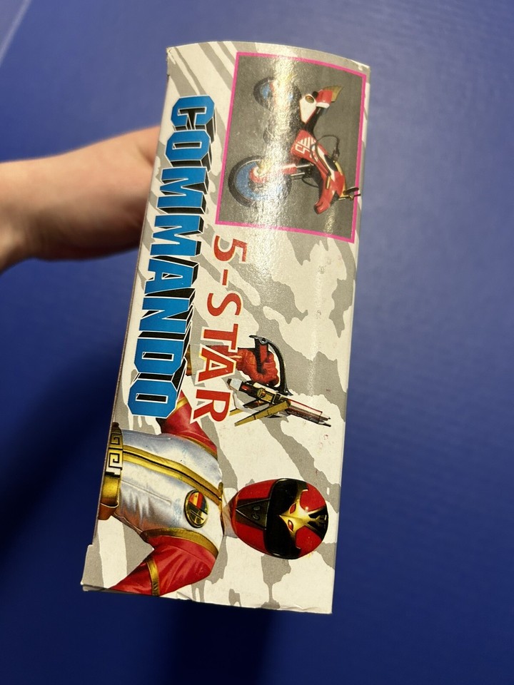 1990s Vintage Pink Power Rangers Dairanger KO 5- Star Commando No.5 ...