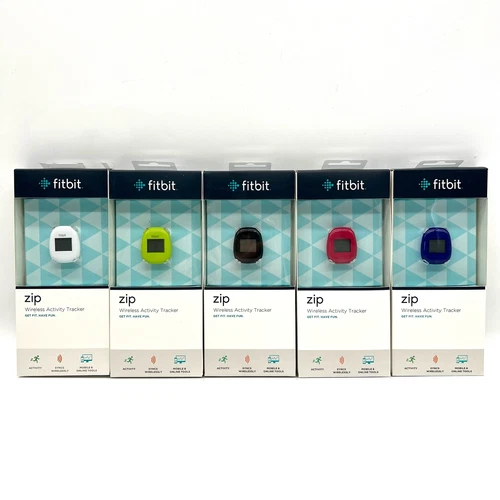 Brand New Genuine Fitbit Zip Wireless Activity Tracker Blue/Red/Green ...
