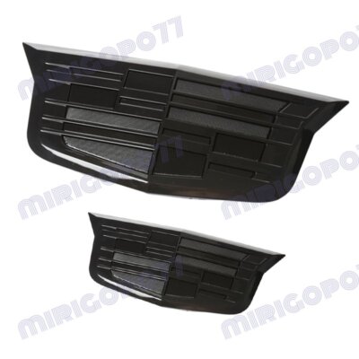 2PCS All Black Cadillac Logo Car Front&Rear Badge Emblem Set for XTS ...