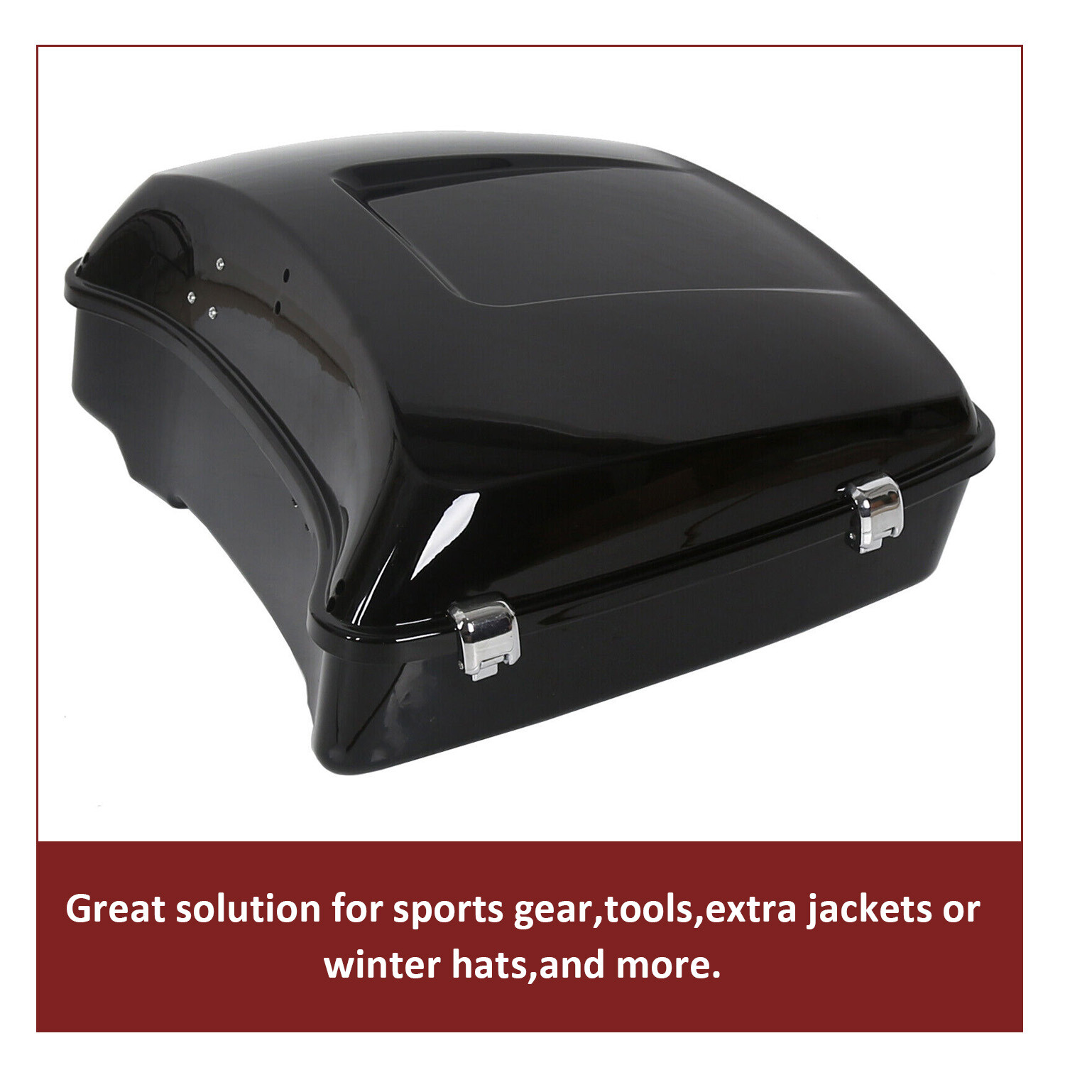 10.7" Chopped Tour Pak Pack Trunk For Harley Davidson Touring Street ...