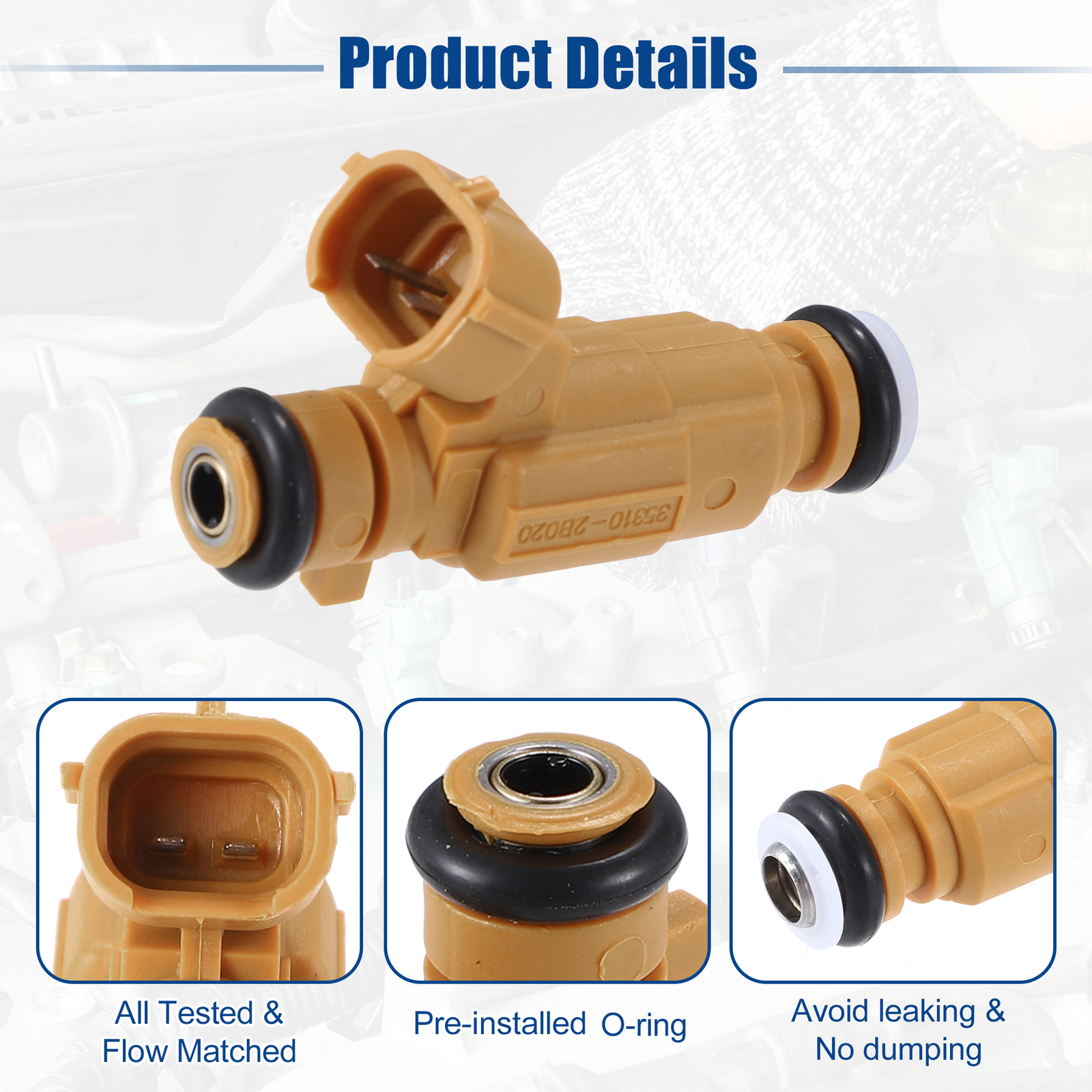 4pcs 35310-2B020 Car Fuel Injector Nozzle for Kia Rio III UB 1.4L CVVT 2011-2018 | eBay