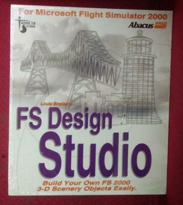 FS Design Studio for Microsoft Flight Simulator 2000 PC CD-ROM Big Box ...