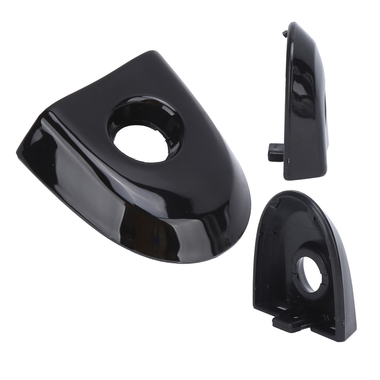 Front Door Lock Cover w/ Key Hole Black For Nissan Juke & Micra K13 ...
