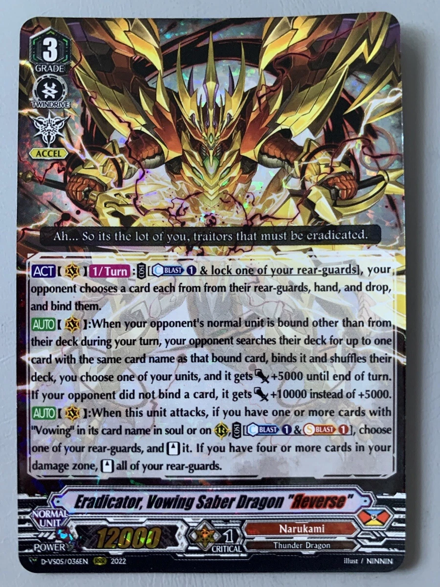 Cardfight Vanguard Dragonic Overlord The Reverse