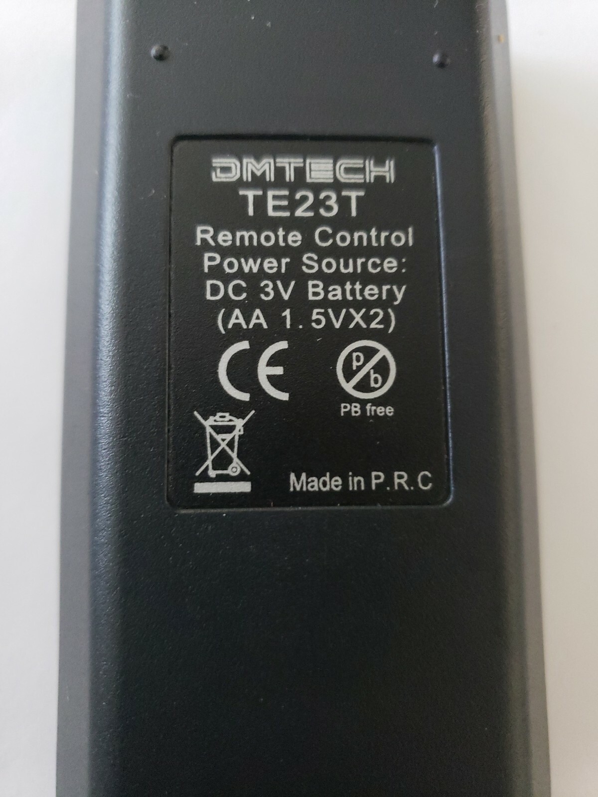 New Original DMTECH TV Remote Control, model: DMTECH TE23T | eBay