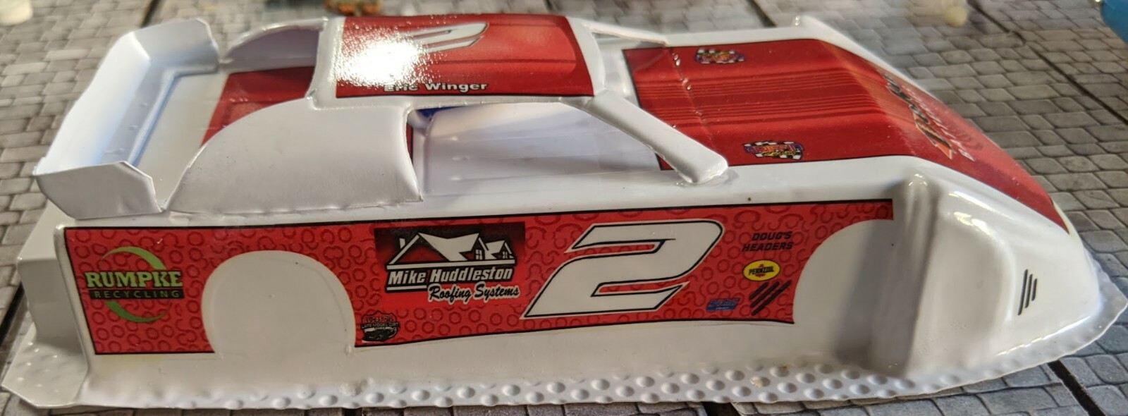 #2 Eric Winger Rumke Recyc Crate Dirt Late Model 1/24th Scale ...