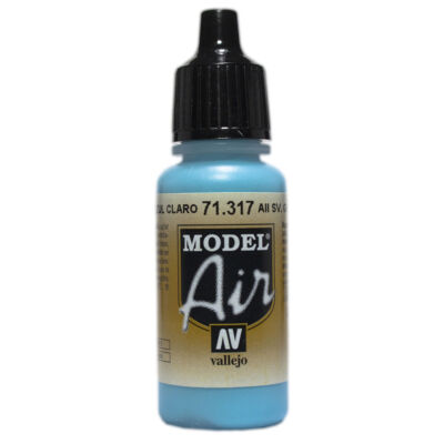 Vallejo Model Air Acrylic Paint - AII SV Gol Light Blue 17ml | eBay ...