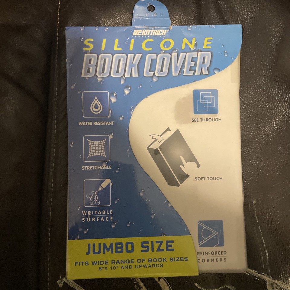 Lot Of 12/ Jumbo Silicone Book Cover/ Unused/ Fits A Wide Range Of ...