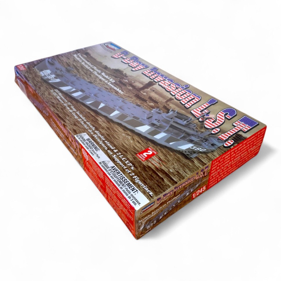 Lindberg D-Day Invasion L.S.T., Mk.II Type1-Class LST 1:200 Scale Kit ...