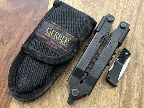Gerber Needle Pliers Multi Tool MP600 w/Sheath & USA Gerber 200 Knife ...