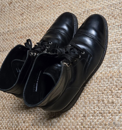 Thursday Boot Company Boots 10D Captain Cap-toe Black Leather : Free ...