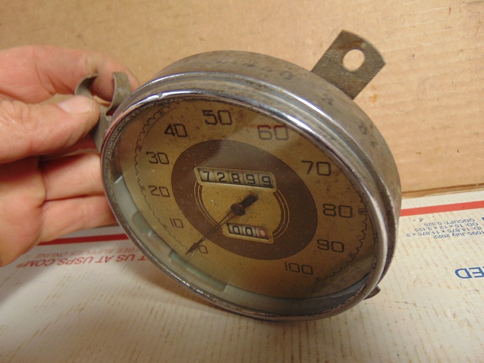 1937 FORD STANDARD SPEEDOMETER COUPE SEDAN CONVERTIBLE WOODY ORIGINAL ...