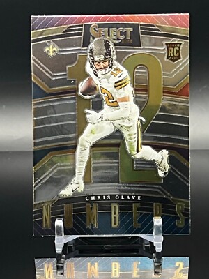 2022 Select Numbers Chris Olave #SN-24 - New Orleans Saints | eBay